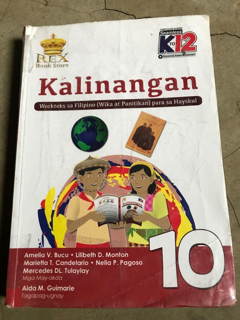 Rex book Kalingangan Worktext sa Filipino, Hobbies & Toys, Books ...