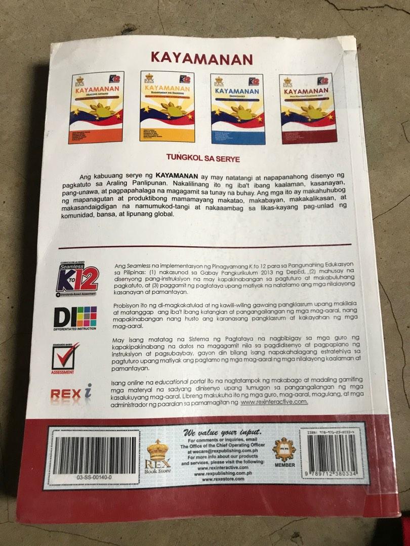 Rex book Kayaman Araling Panlipunan, Hobbies & Toys, Books & Magazines ...