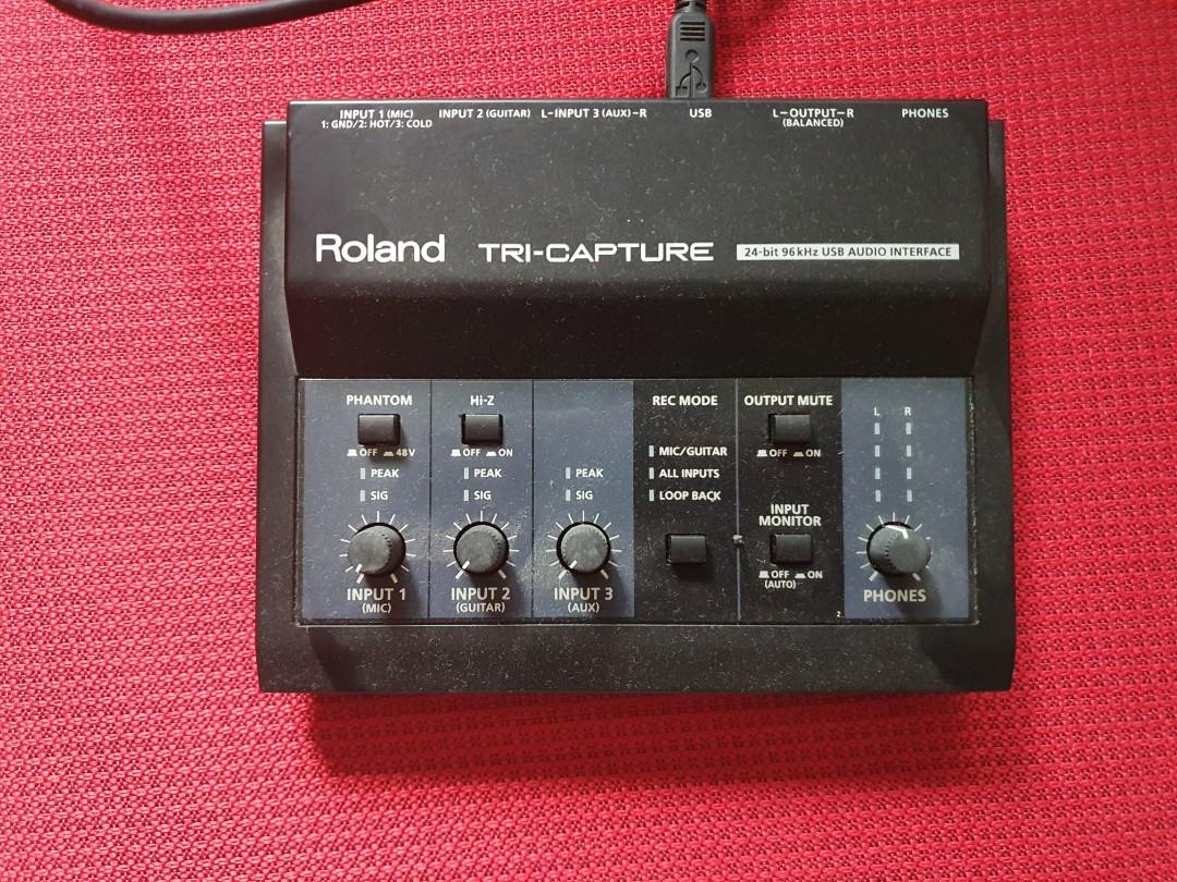 Roland tricapture USB audio interface, Audio, Other Audio Equipment on ...