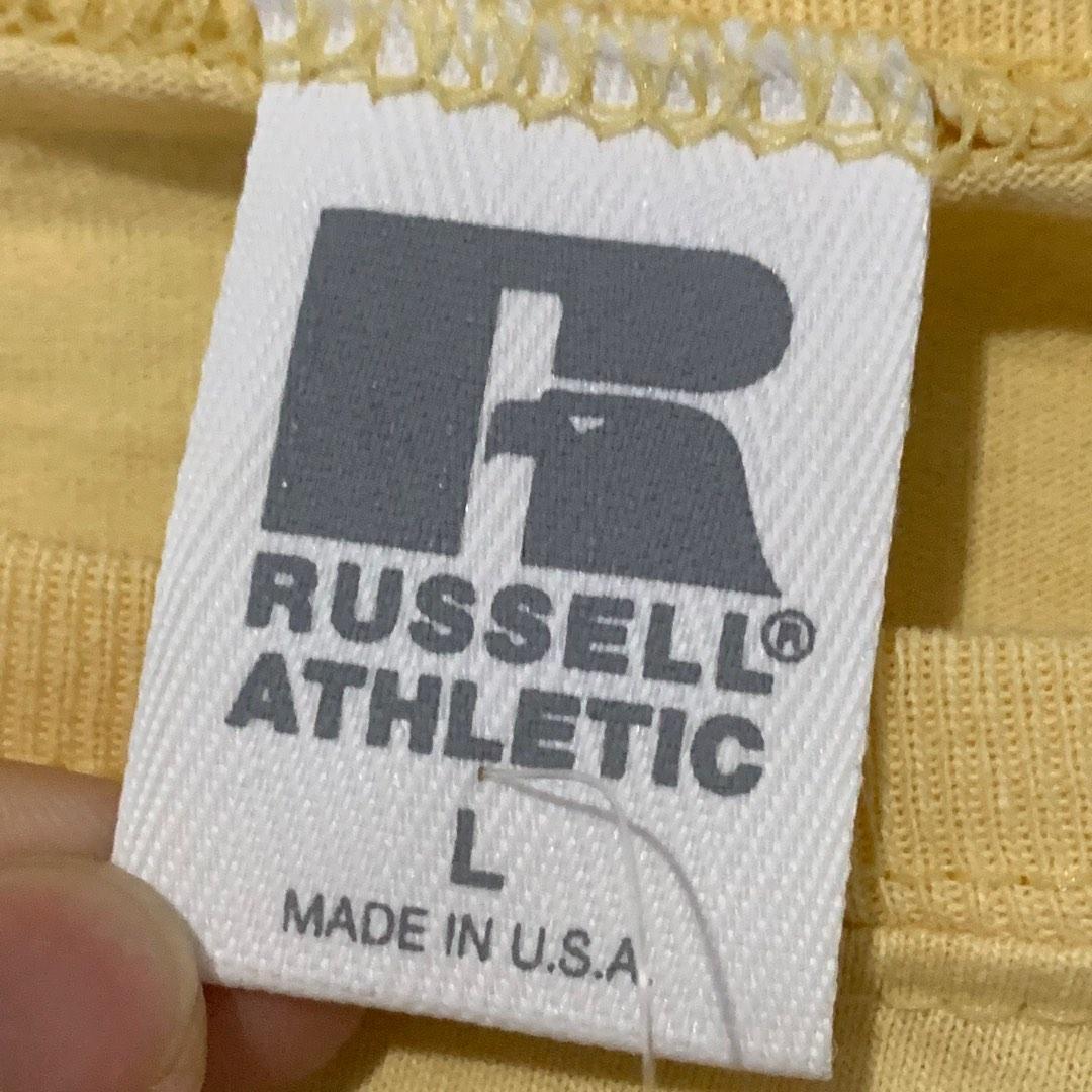 RUSSELL HIGH COTTON PLAIN BLANK SWEATSHIRT (Yellow), Women's Fashion ...