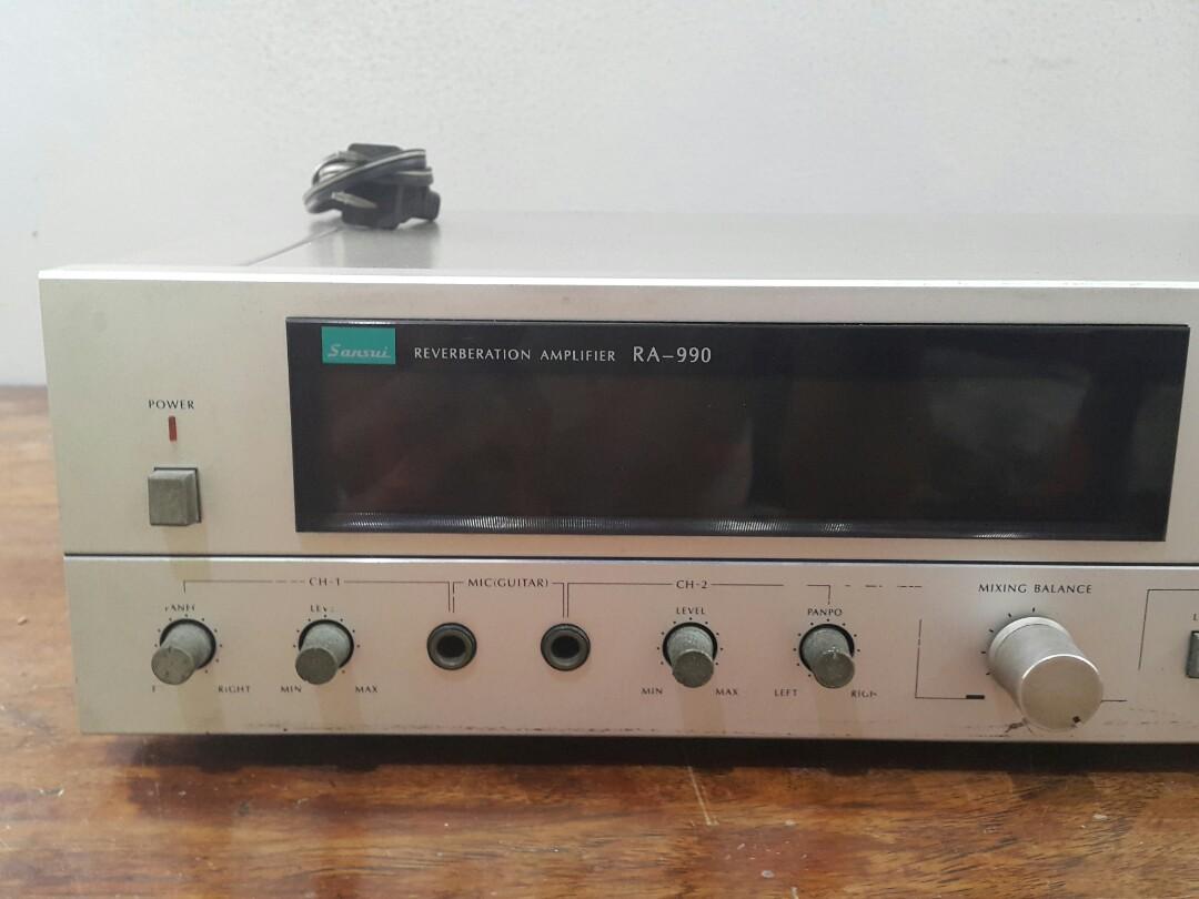 Sansui RA-990 Reverberation Amplifier READ, Audio, Soundbars, Speakers ...