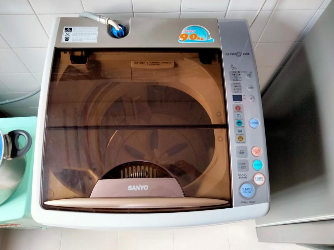 Sanyo 9kg Washing Machine, TV & Home Appliances, Washing Machines and ...