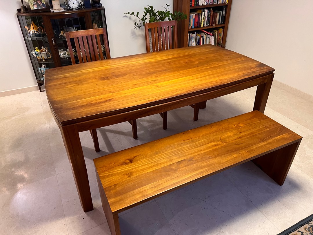 Scanteak Dining Table - only table, Furniture & Home Living, Furniture ...