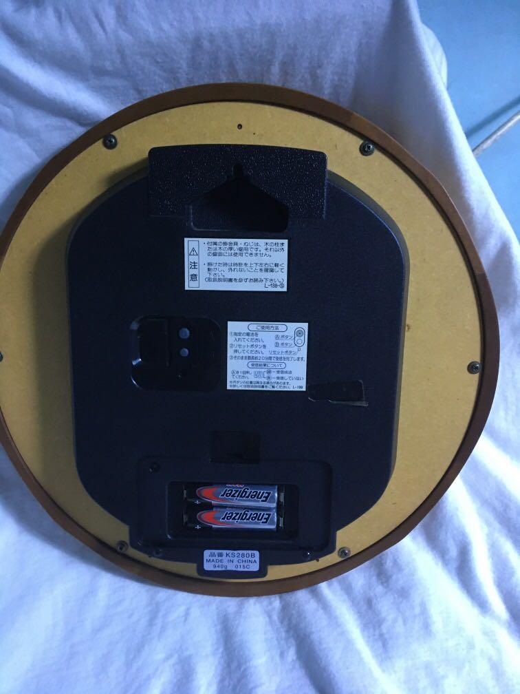 seiko radiowave wall clock made in japan, Luxury, Watches on Carousell