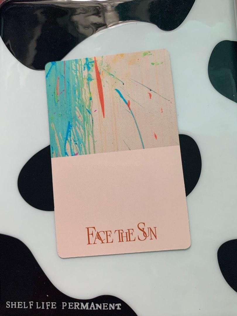 SEVENTEEN MINGYU FACE THE SUN CARAT VERSION PHOTOCARD, Hobbies & Toys ...