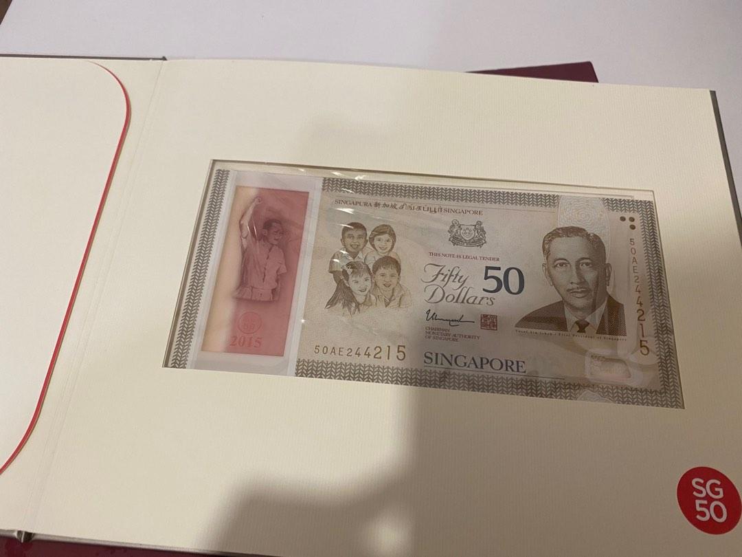 SG50 Commemorative Notes, Hobbies & Toys, Memorabilia & Collectibles ...