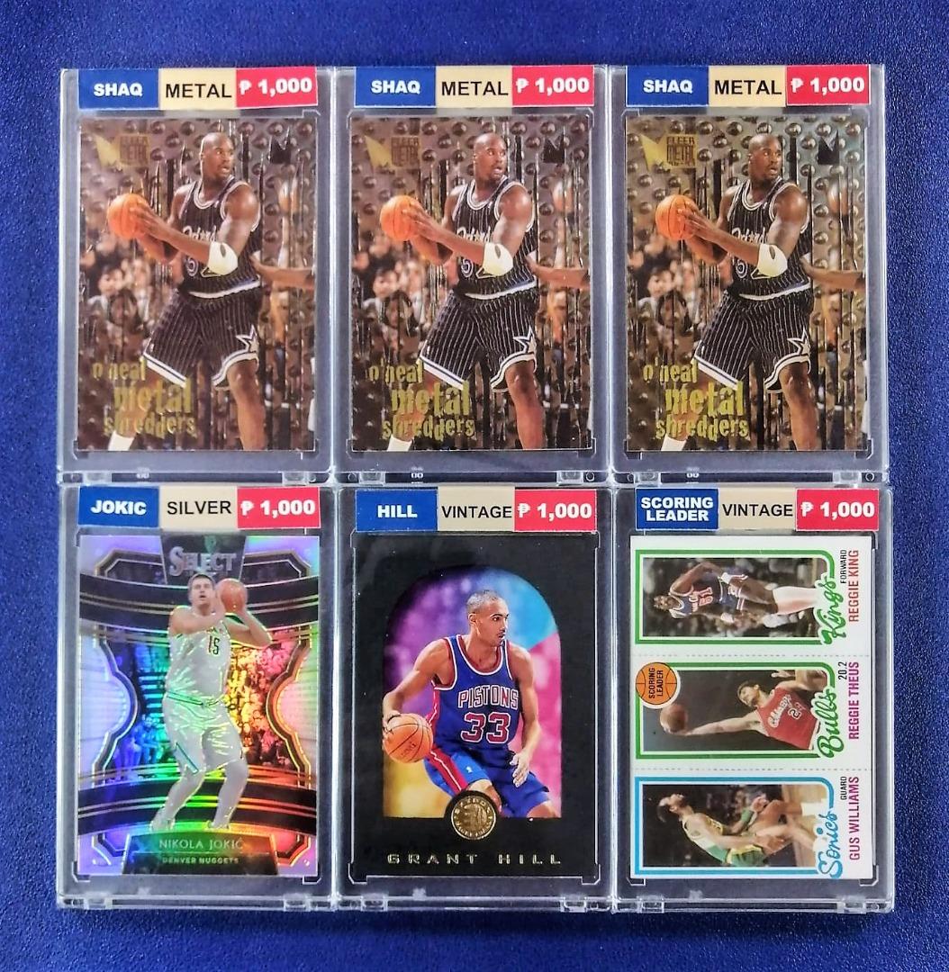 Shaquille O'Neal, Grant Hill, Nikola Jokic, Scoring Leader NBA Cards ...