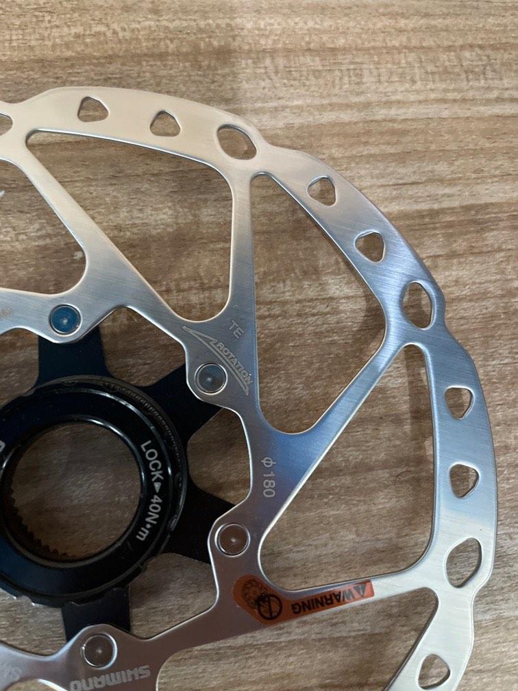 Shimano 180mm Center lock Deore disc rotor, Sports Equipment, Bicycles ...
