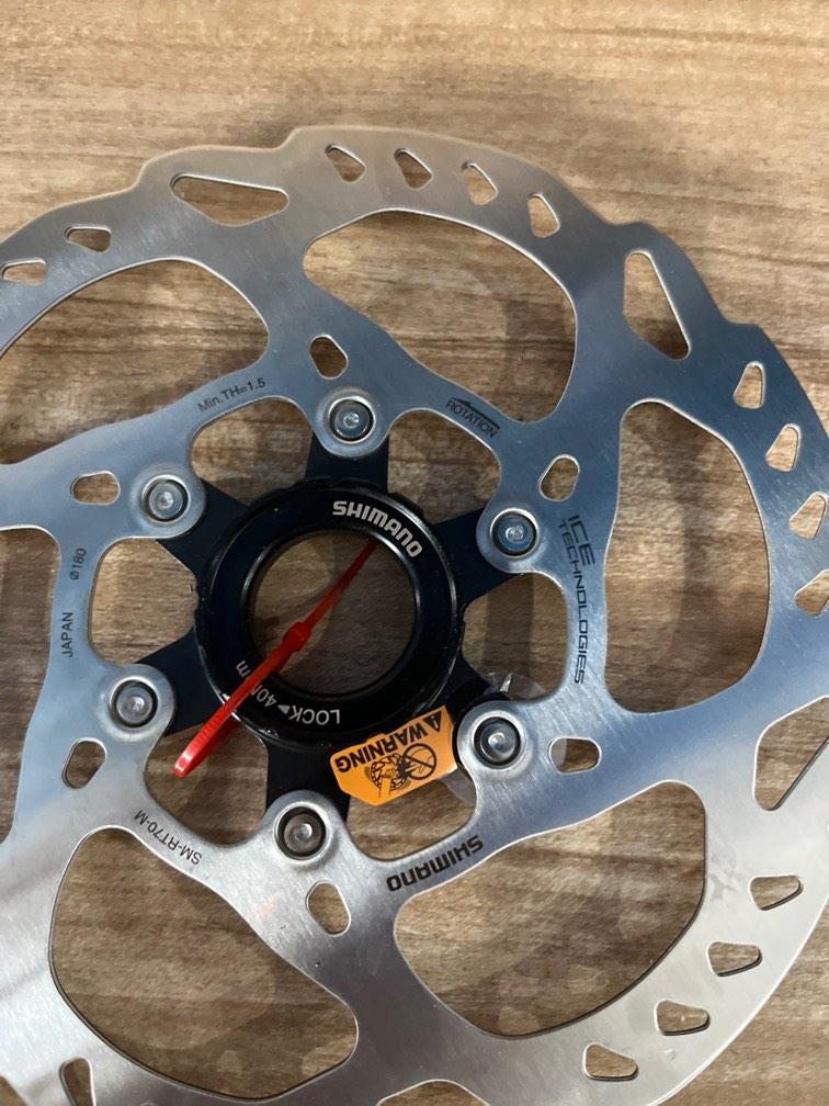 Shimano 180mm Center Lock Disc Rotor SLX 105, Sports Equipment ...