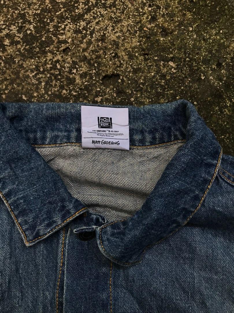 Simpsons Denim Jacket, Men's Fashion, Coats, Jackets and Outerwear on ...