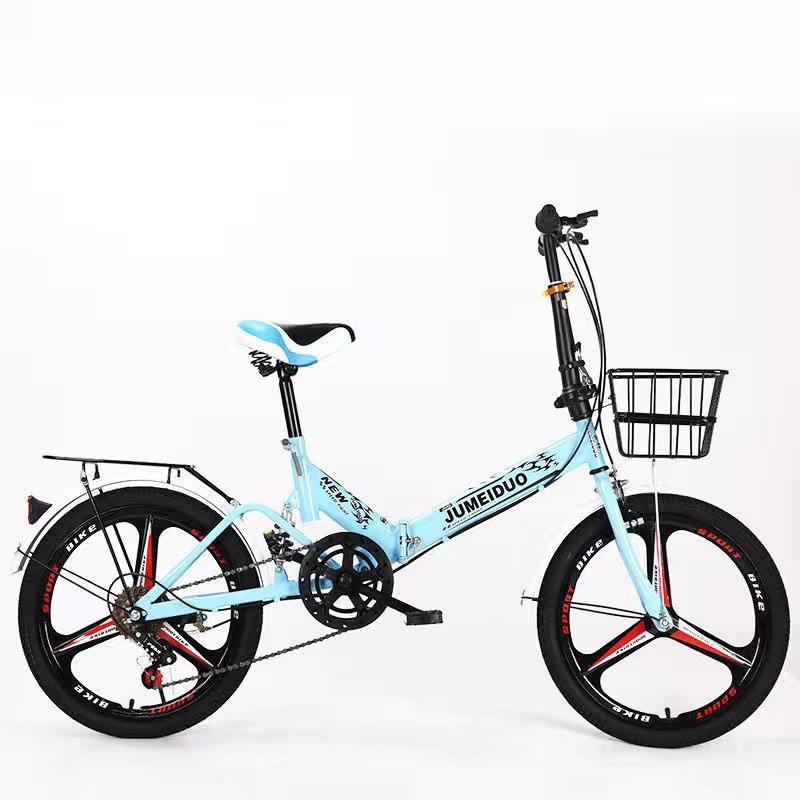 Singapore blue folding bicycle, Sports Equipment, Bicycles & Parts ...