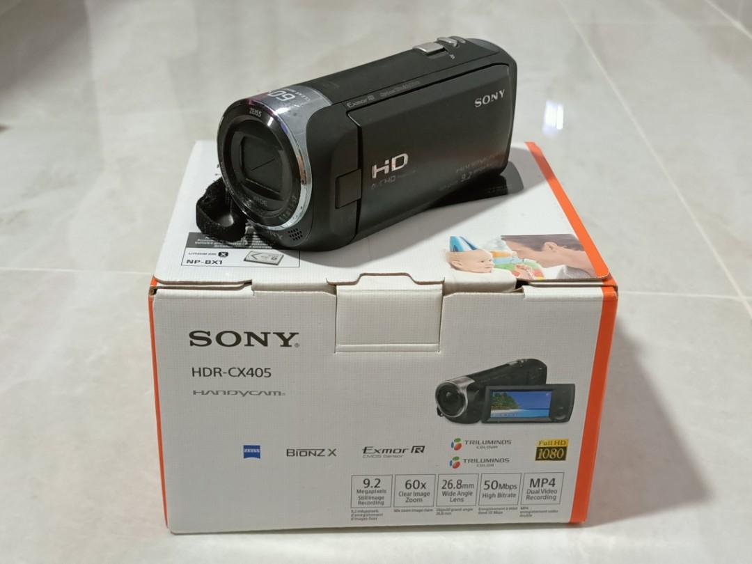 Sony HDR-CX405 Handycam / Camcorder, Photography, Video Cameras on ...