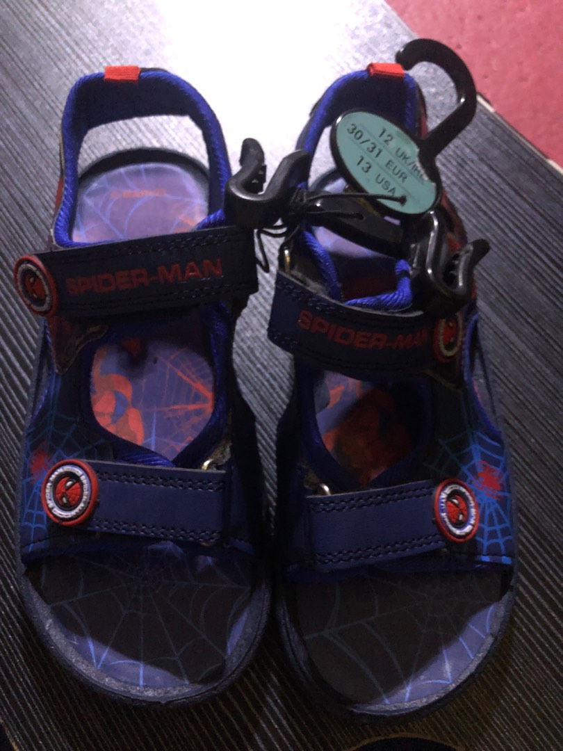 Spider man sandals, Babies & Kids, Babies & Kids Fashion on Carousell