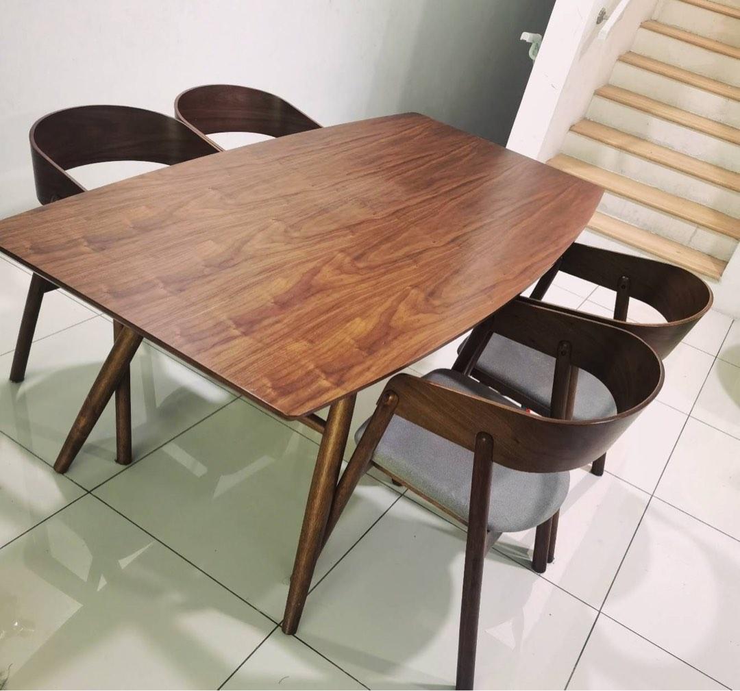 Ssf dining table set, Furniture & Home Living, Furniture, Tables & Sets ...