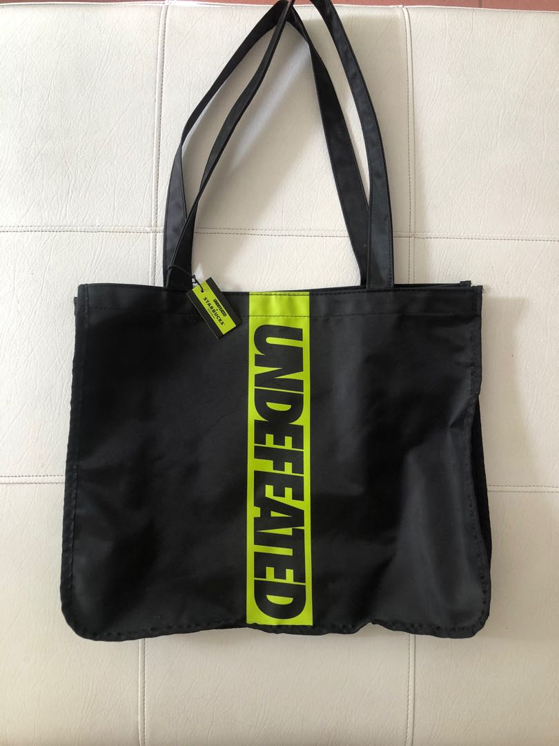 Starbucks x Undefeated tote nylon bag, Luxury, Bags & Wallets on Carousell