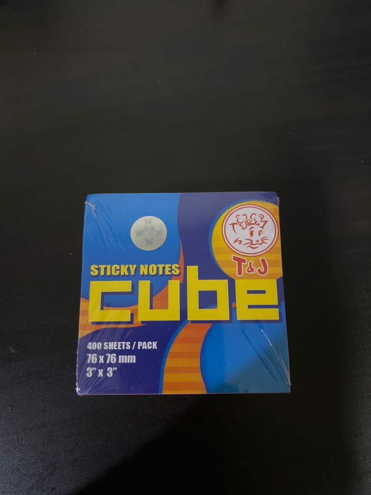 Sticky note cube 400 lembar tom and jerry, Buku & Alat Tulis, Alat Tulis di Carousell