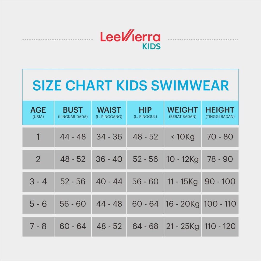 Swimsuit leevierra set, Bayi & Anak, Baju Anak Laki-laki, 1 hingga 3 ...