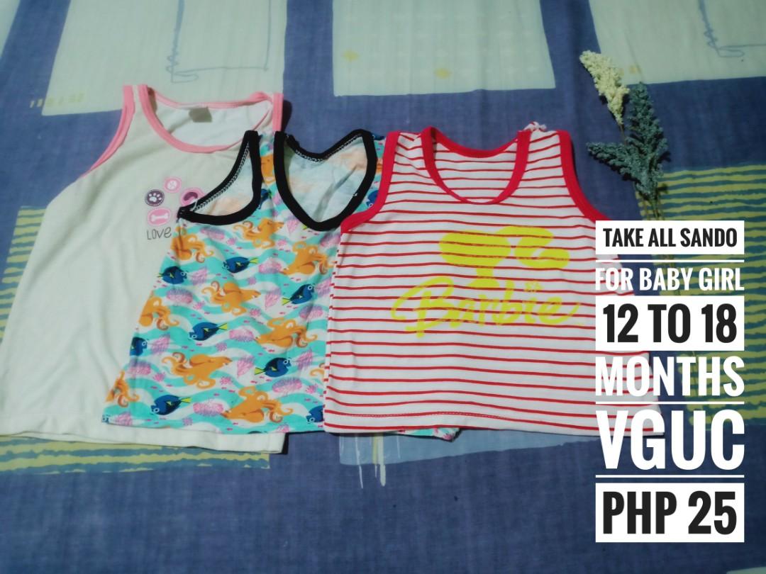Take all sando for girls at 25 pesos, Babies & Kids, Babies & Kids ...