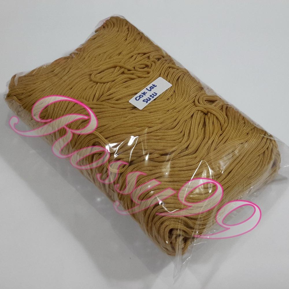 Talikur Makrame 3mm Coklat Susu C7 Tali Rajut Tas Craft Macrame ...