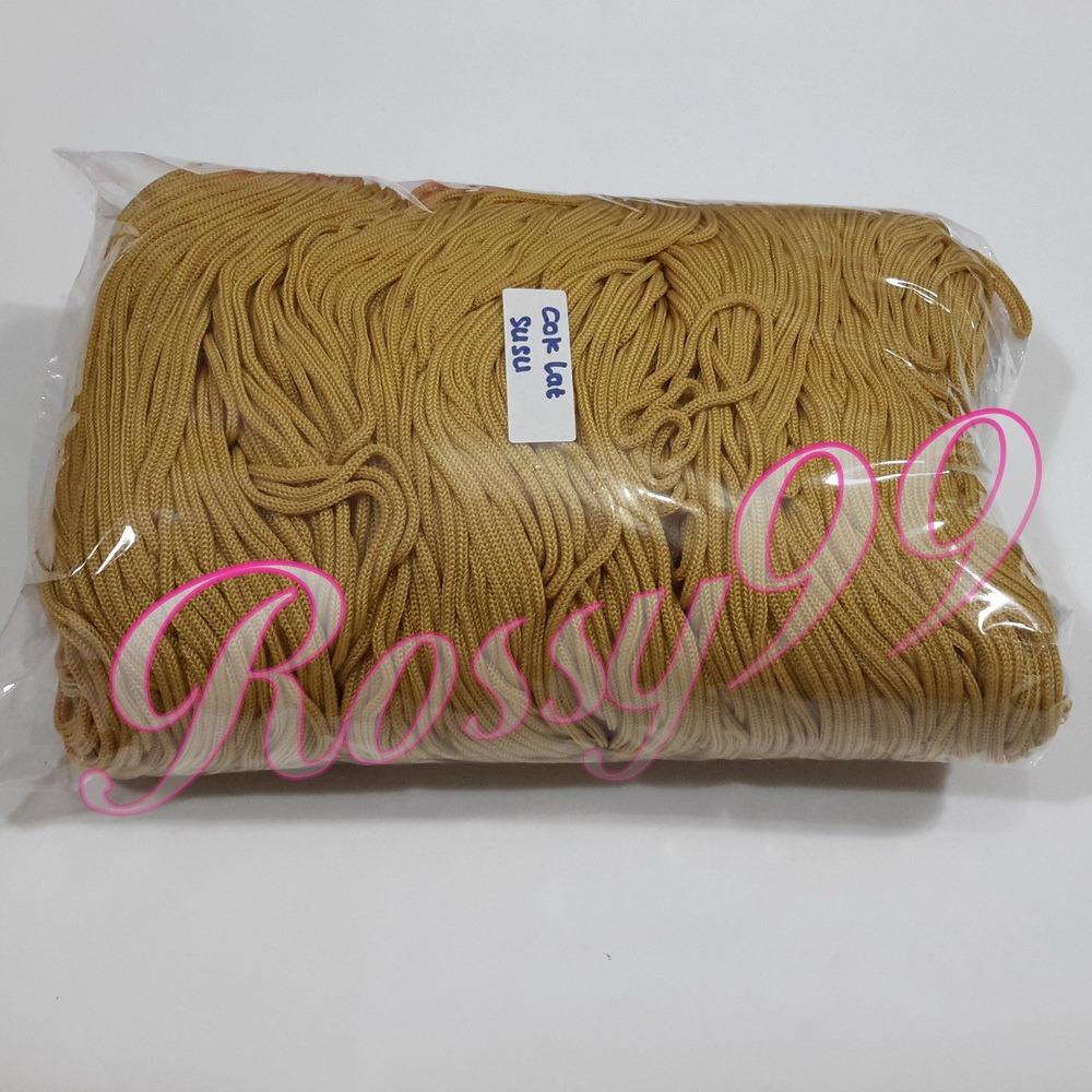 Talikur Makrame 3mm Coklat Susu C7 Tali Rajut Tas Craft Macrame ...