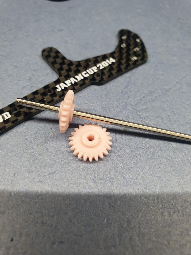 Tamiya mini 4wd- AO 620 / 520 bearing / blue , green floating gear ...