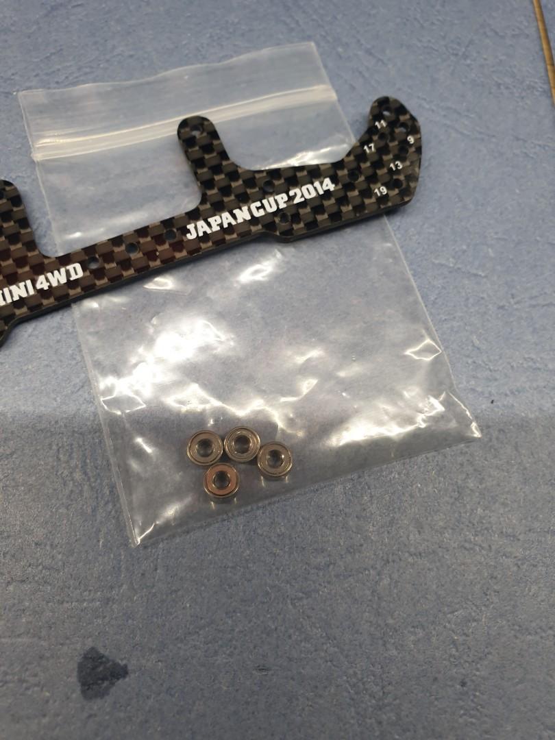 Tamiya mini 4wd- AO 620 / 520 bearing / blue , green floating gear ...