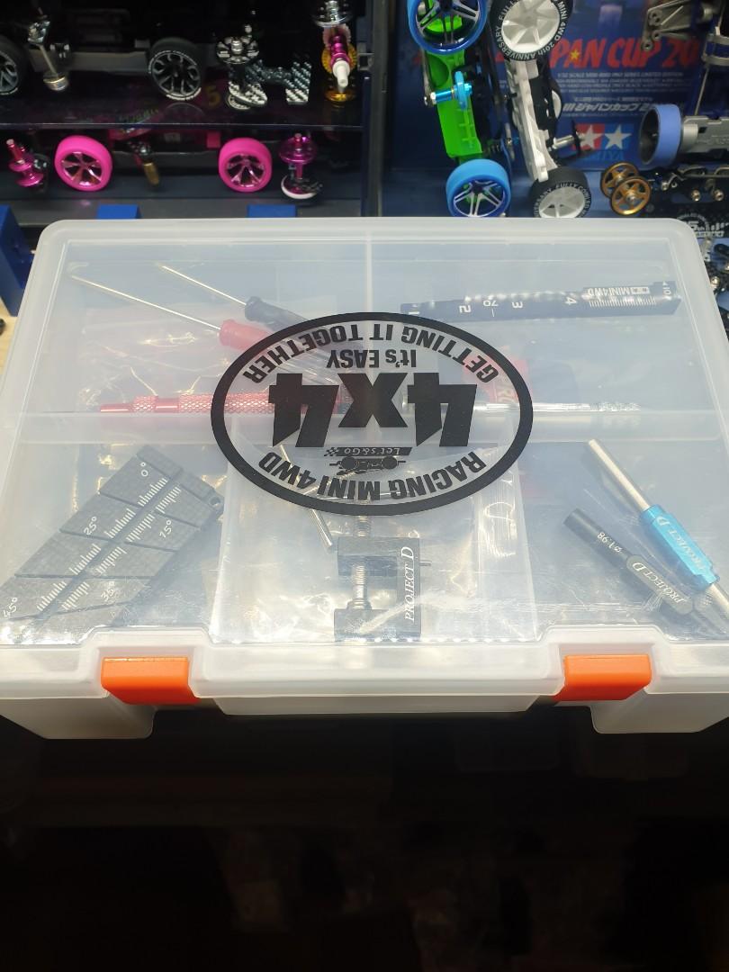 Tamiya mini 4wd- Tools set . Cutter,wheel puller/installer,brake cutter ...