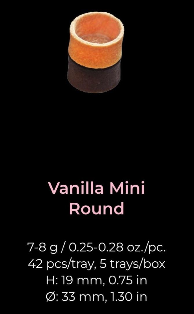 Tart Shells (mini-round) - Vanilla, Food & Drinks, Other Food & Drinks ...