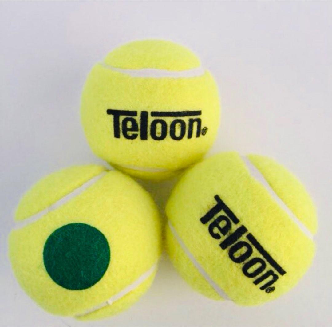 Teloon Stage 1 green dot tennis balls - 9 cans (27 balls), Sports ...