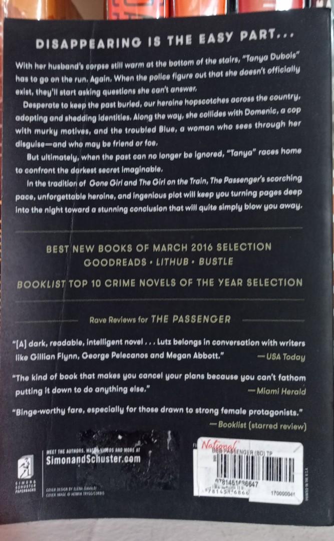 The passenger by Lisa Lutz, Hobbies & Toys, Books & Magazines, Fiction ...