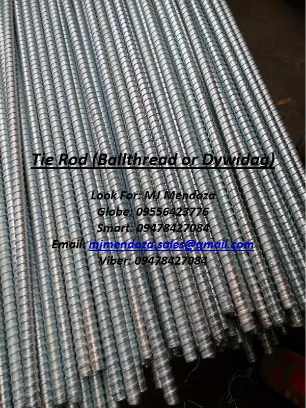 Tie Rod (Ballthread or Dywidag), Commercial & Industrial, Construction ...