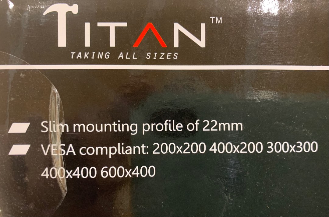Titan TV mount, TV & Home Appliances, TV & Entertainment, TV Parts ...