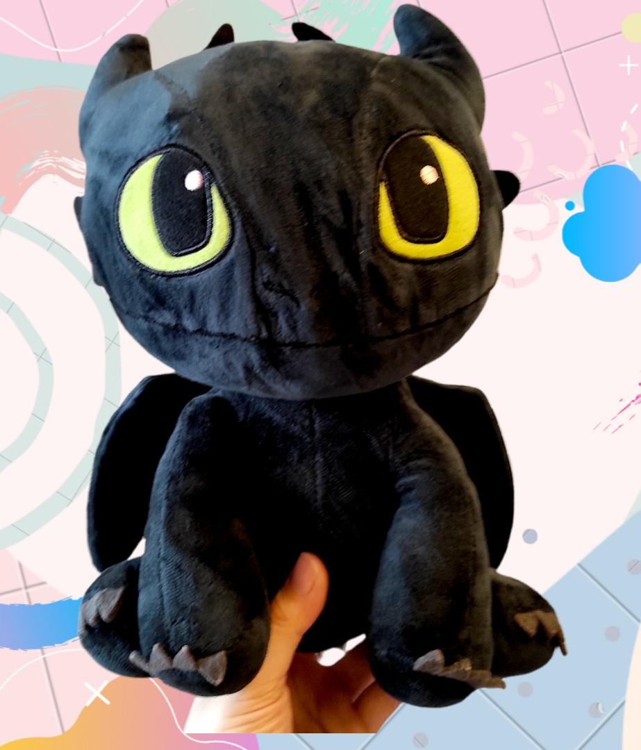toothless stuffed toy preloved, Hobbies & Toys, Toys & Games on Carousell
