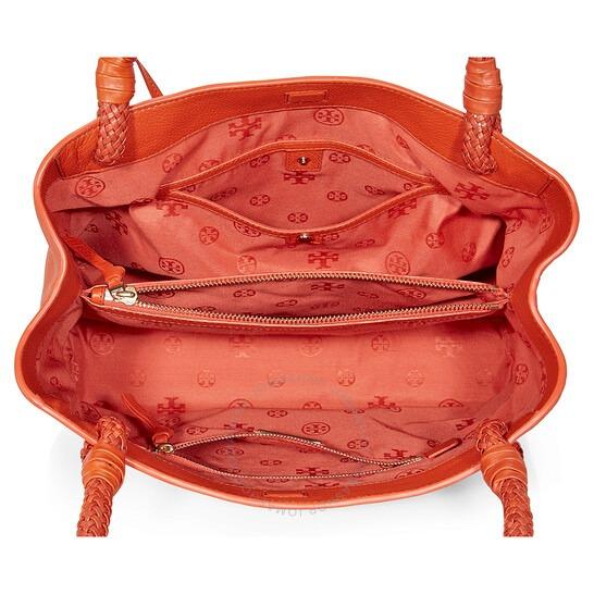 Tory Burch Taylor Triple Compartment Tote - Tiger Lily, 女裝, 手袋及銀包, Tote ...