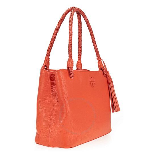 Tory Burch Taylor Triple Compartment Tote - Tiger Lily, 女裝, 手袋及銀包, Tote ...