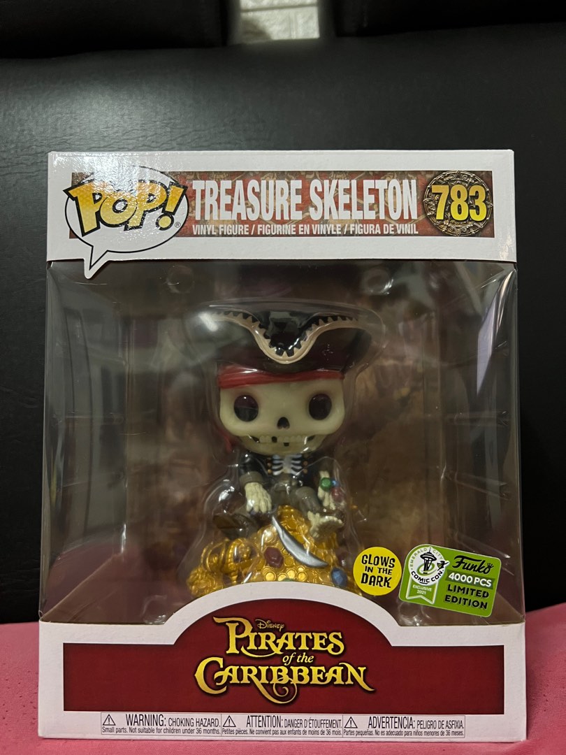 Treasure Skeleton GITD Funko pop, Hobbies & Toys, Toys & Games on Carousell