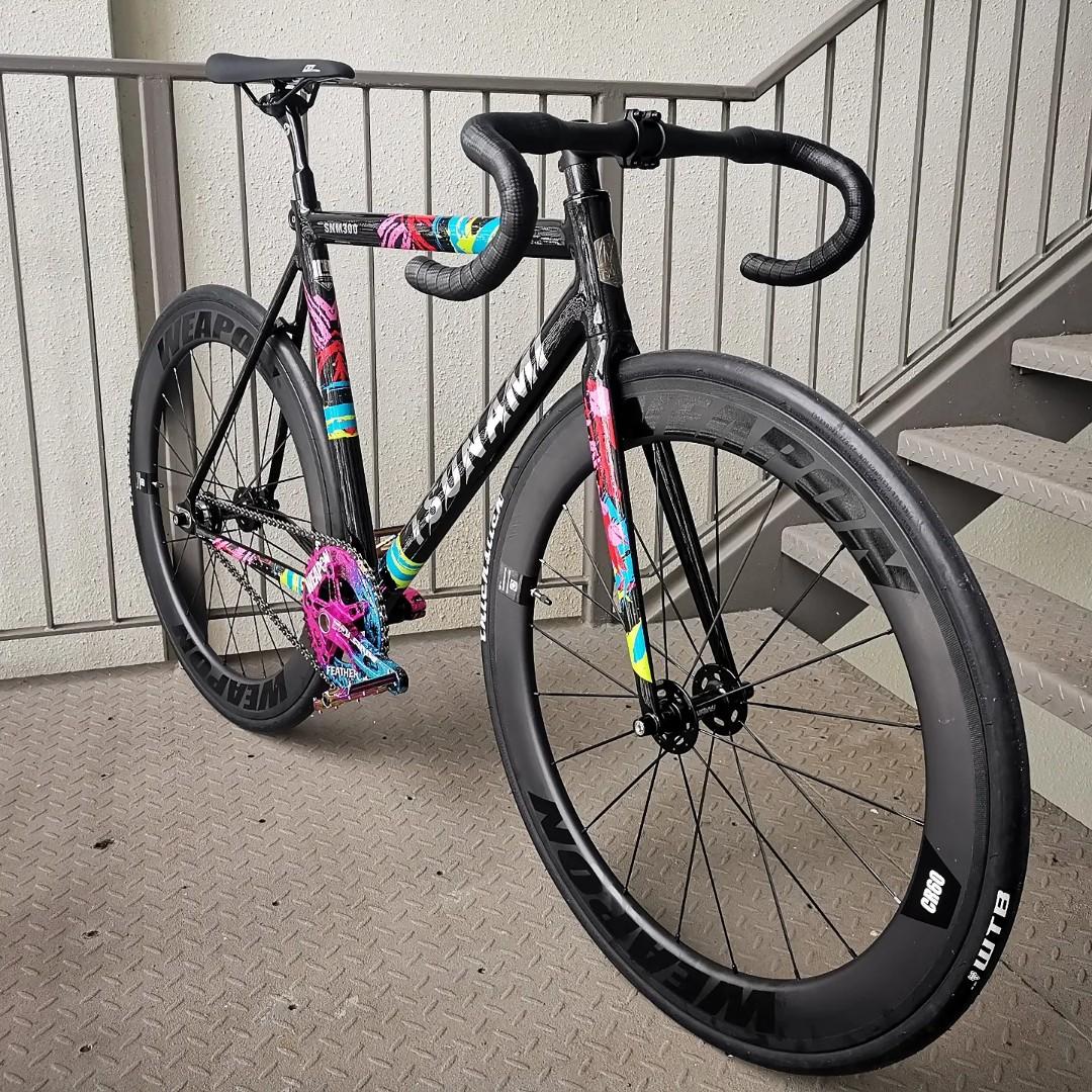 TSUNAMI SNM300 2022 fixie bike / fixed gear bike / single speed bike ...