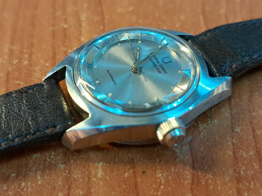 UNIVERSAL GENEVE 宇宙 Polerouter (Lady) Gerald Genta automatic All ...