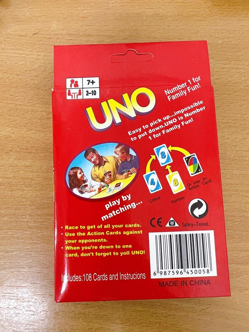 UNO card game, Hobbies & Toys, Toys & Games on Carousell