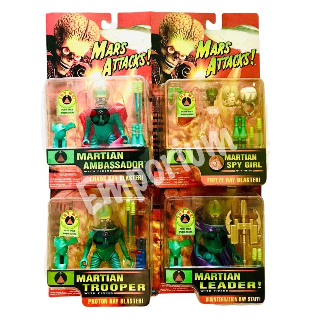 VINTAGE !!! TRENDMASTER 6" MARS ATTACKS - MARTIAN LEADER . MARTIAN ...