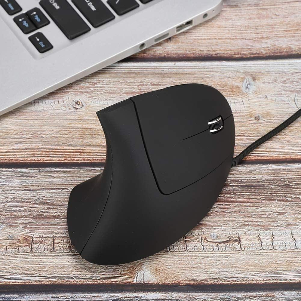 Wired Ergonomic Mouse, 3200DPI Vertical Optical Mouse, 6D Adjustable ...