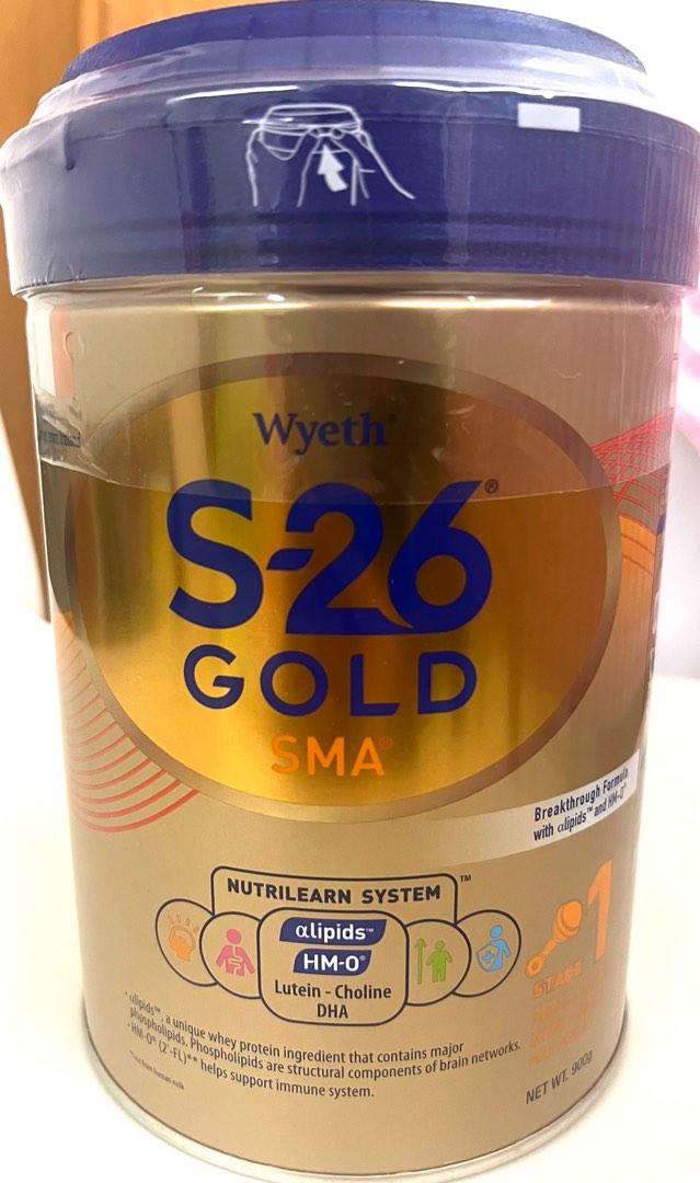 Wyeth S-26 Gold Stage 1 (900g), 兒童＆孕婦用品, 護理及餵哺, 護理及餵哺 - 母乳及奶瓶 - Carousell