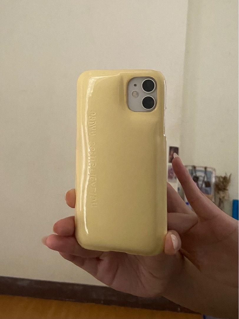 Yellow Puffy iPhone 11 Case, Mobile Phones & Gadgets, Mobile & Gadget ...