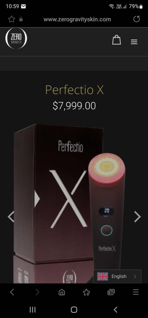 ZERO Gravity Perfectio X, Beauty & Personal Care, Face, Face Care on ...