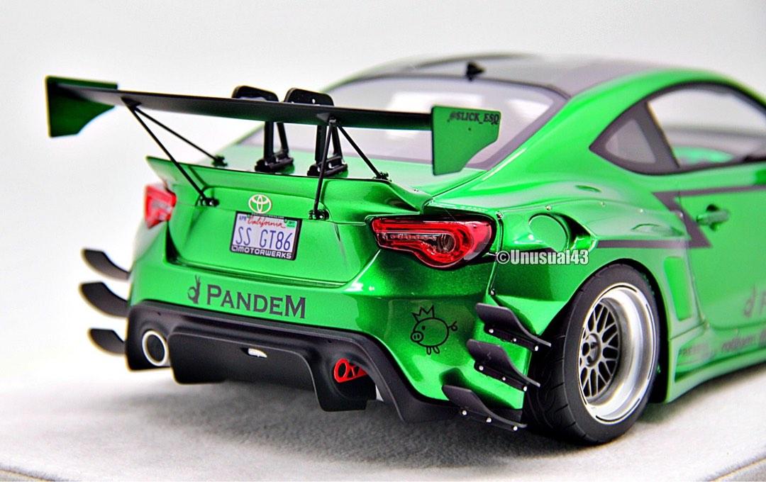 1/18 Fuelme PANDEM Rocket Bunny GT86 V3 Green Thunderbolt Special ...