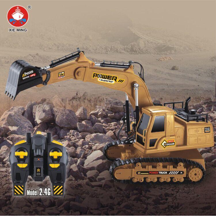 1:18 RC Truck RC Excavator Tractor Model Engineering Car 2.4G Radio 680 ...
