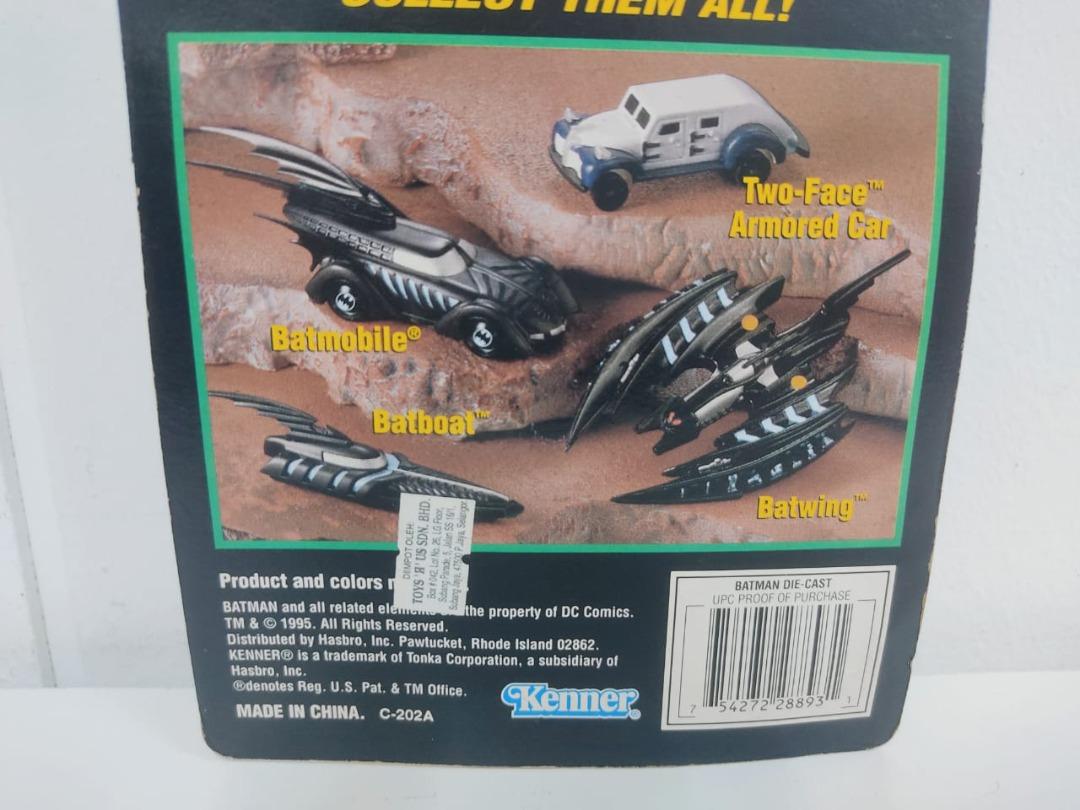 1995 KENNER BATMAN FOREVER DIECAST METAL - BATMOBILE, Hobbies & Toys ...
