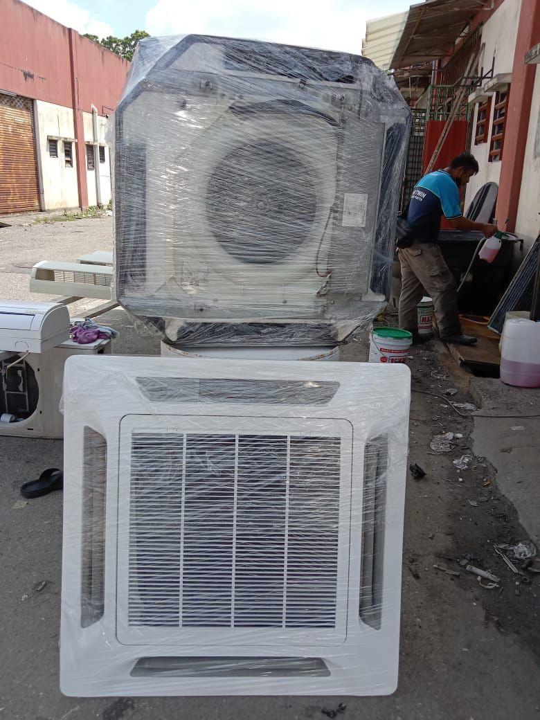 2.5hp Mitsubishi Ceiling Cassette Aircond S005, TV & Home Appliances ...