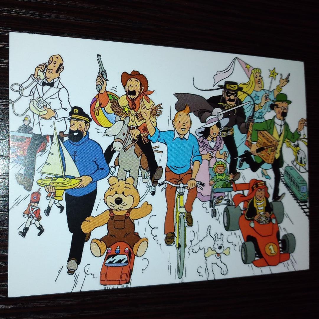 (咭2張)Tintin Cards 2pcs 漫畫 小咭 小卡, 興趣及遊戲, 書本 & 文具, 雜誌及其他 - Carousell