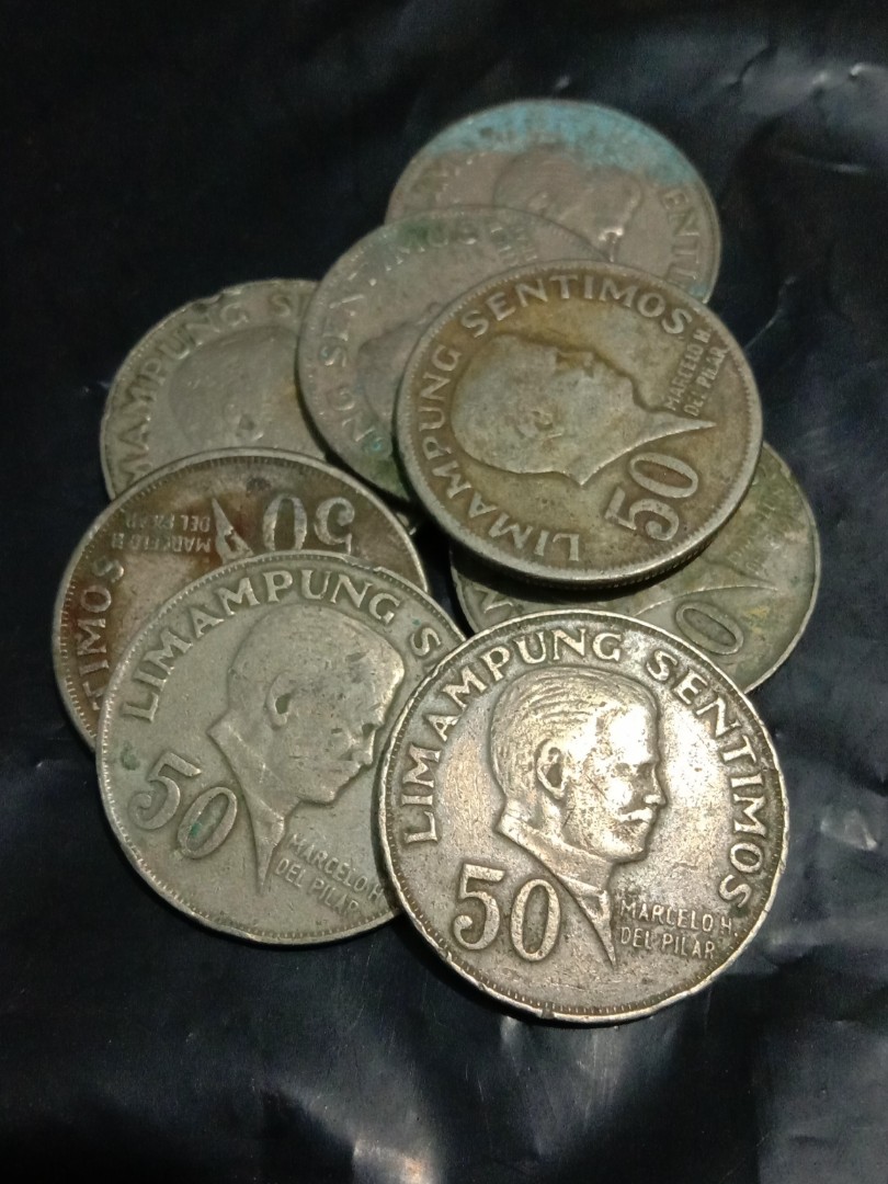 50 each 50 Sentimos Pilipino Series Philippine coins, Hobbies & Toys ...